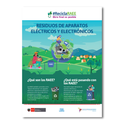 Residuos de aparatos eléctricos y electrónicos en ámbitos rurales. Díptico - Aula Ambiental